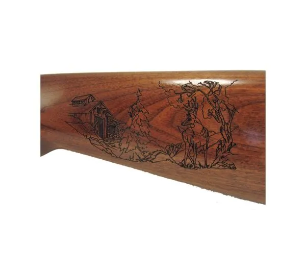 Custom Gun Stock Engraving | Choose Your Image | Whitetail Woodcrafters